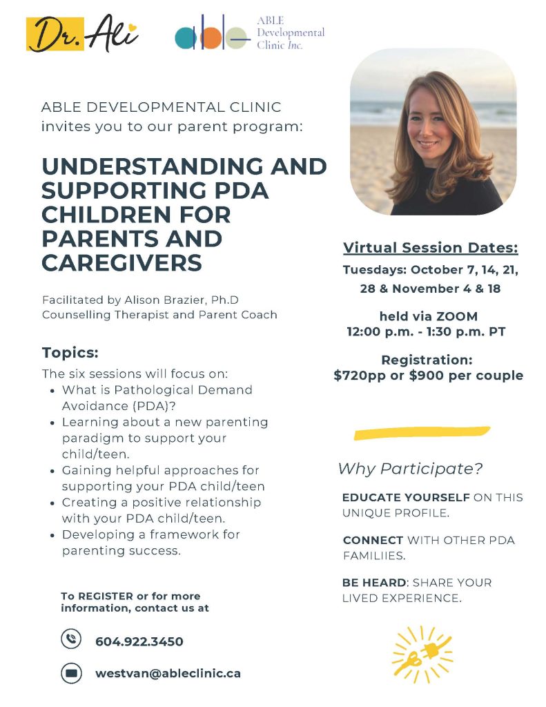 Parenting PDA: Understanding & Supporting Your Child – ABLE ...